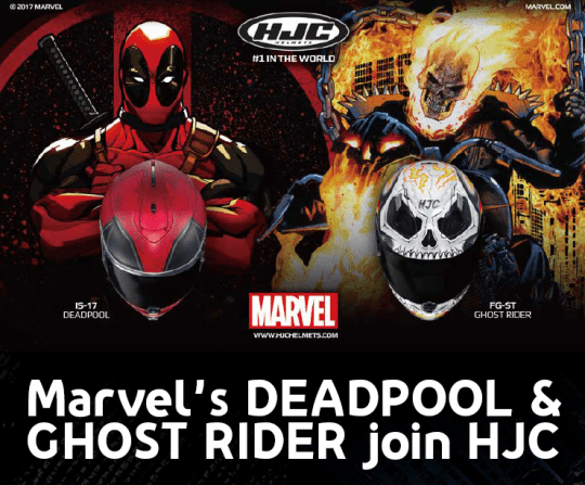 HJC Marvel Helmets from Oxford Products | Back Street Heroes Magazine